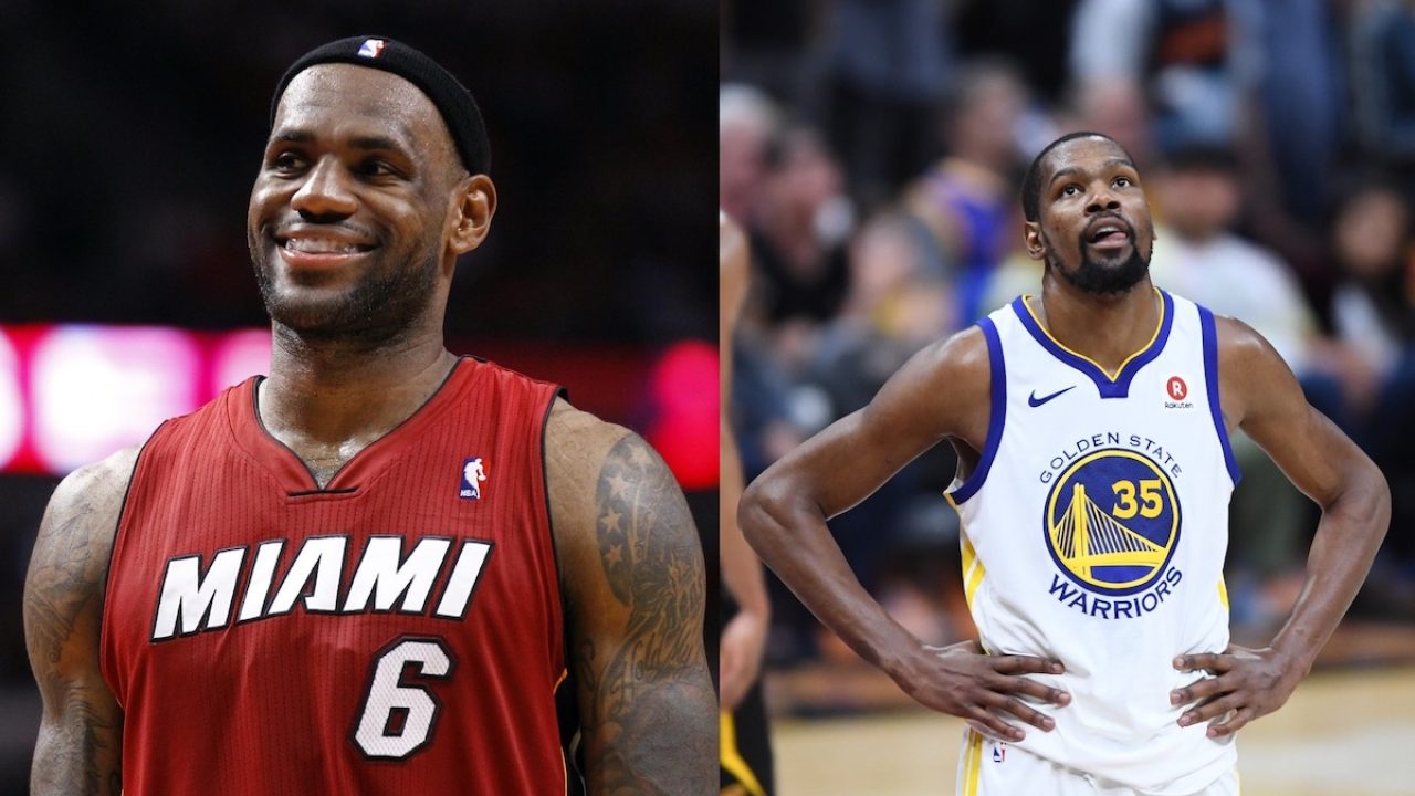 Lebron James Blocks Kevin Durant