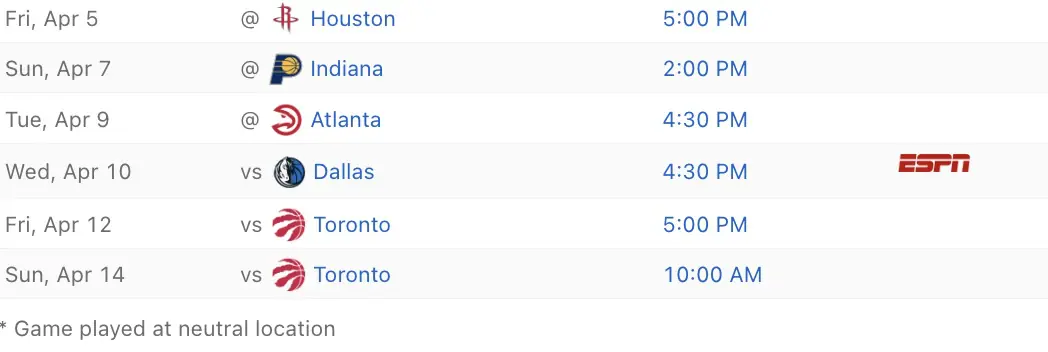 Miami Heat Schedule for 2022-23 Regular Season